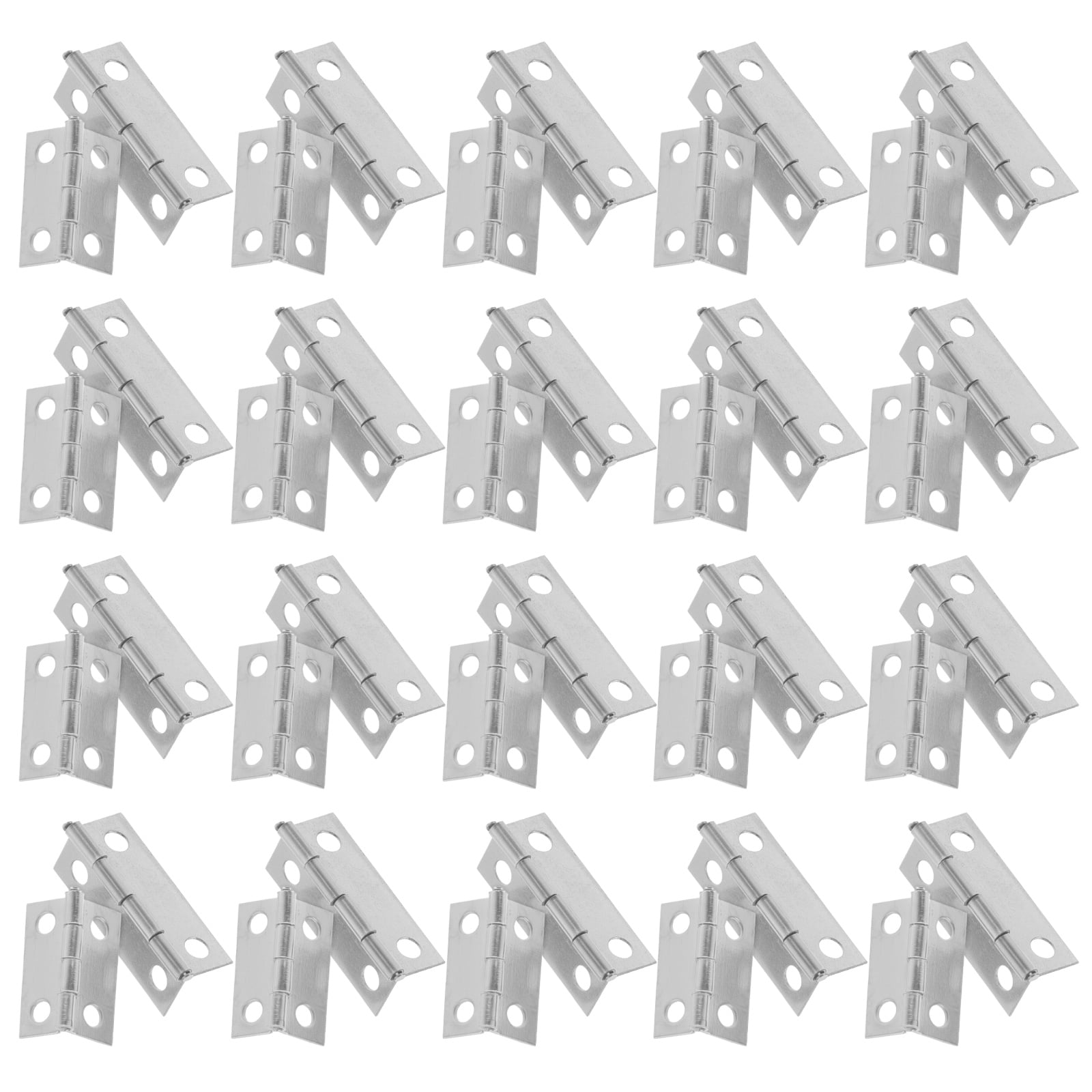 SWETRACE 60Pack Small Hinges for Jewelry Box Hinges Hardware Silver ...