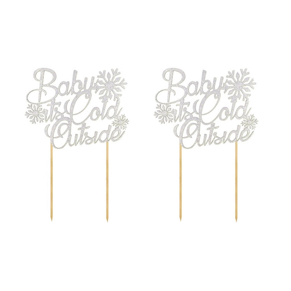 SWETRACE 6Pack Paper Bamboo Cake Toppers for Cakes Ice Cream Cheese ...