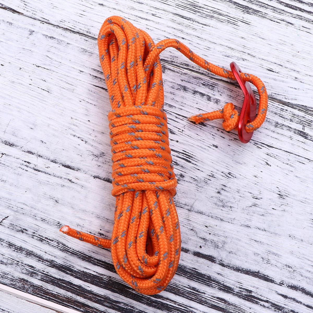 SWETRACE Tent Rope Orange 6Set 15.7 x 0.2in Polypropylene - Walmart.com