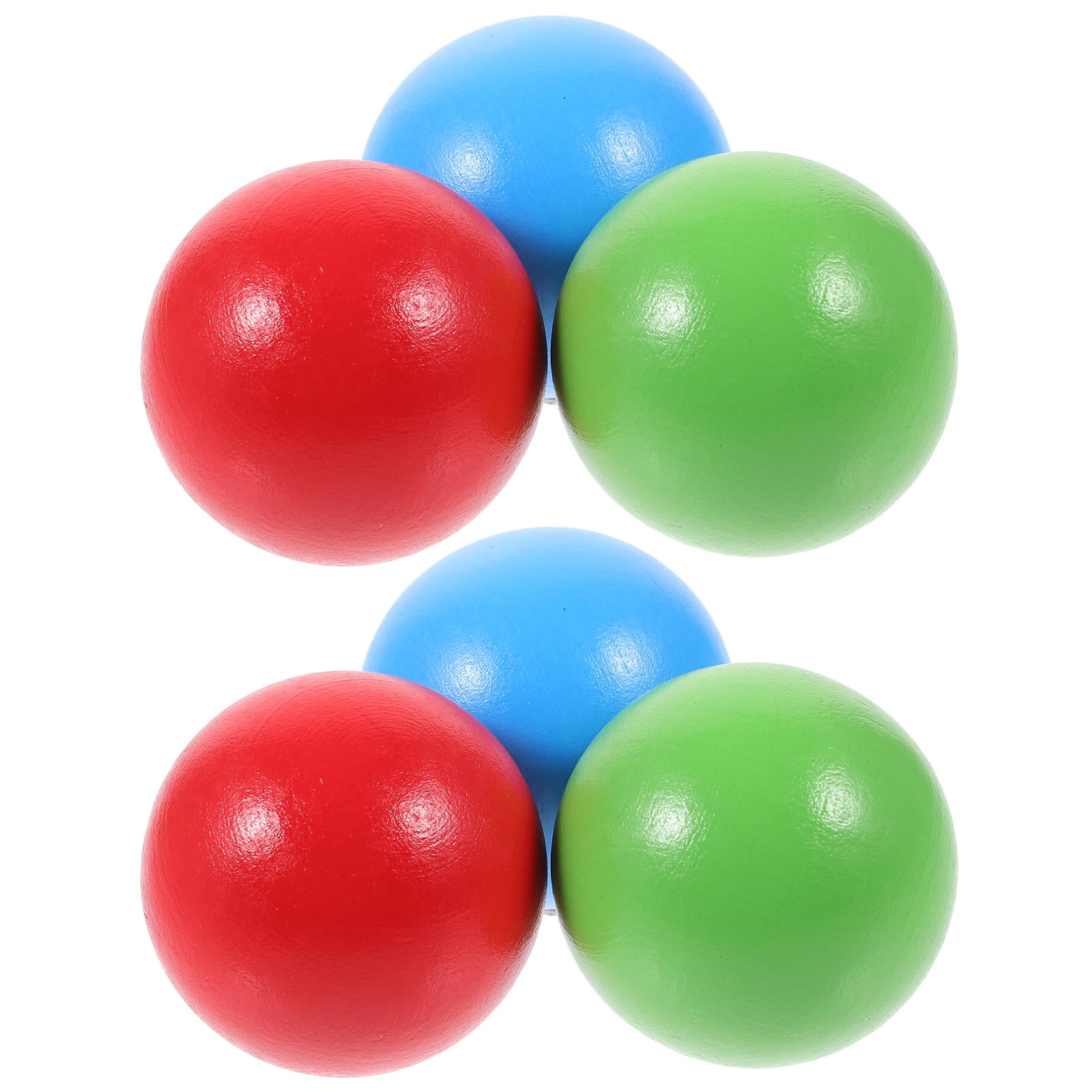 SWETRACE 6Pcs Red Bocce Balls for Recreational Sports in Beach Parties ...