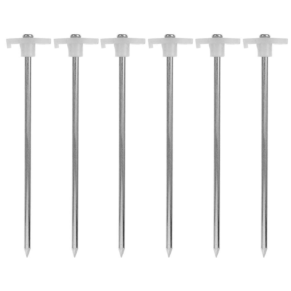 SWETRACE 6Pcs Tent Stakes for Camping and Plant Support in Simple ...