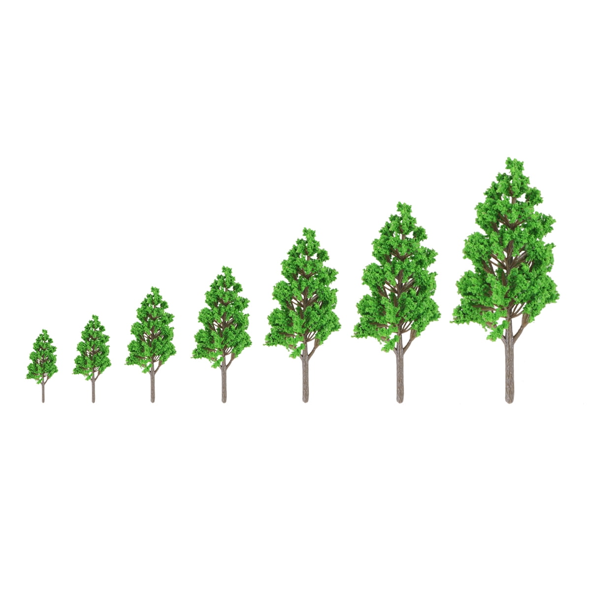 SWETRACE 7Pcs Simulation Tiny Tree Model Poplar Trees For Crafts ...