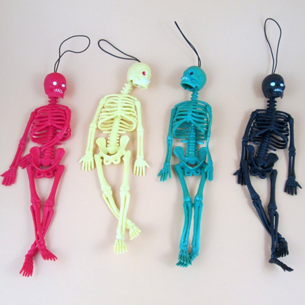SWETRACE Plastic Bones Skeleton Model Plastic 8Pcs Mixed Color ...