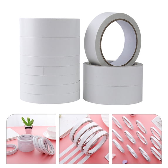 SWETRACE 9 Rolls Diy Adhesive Tapes in 1.0cm Width for Student and Home ...