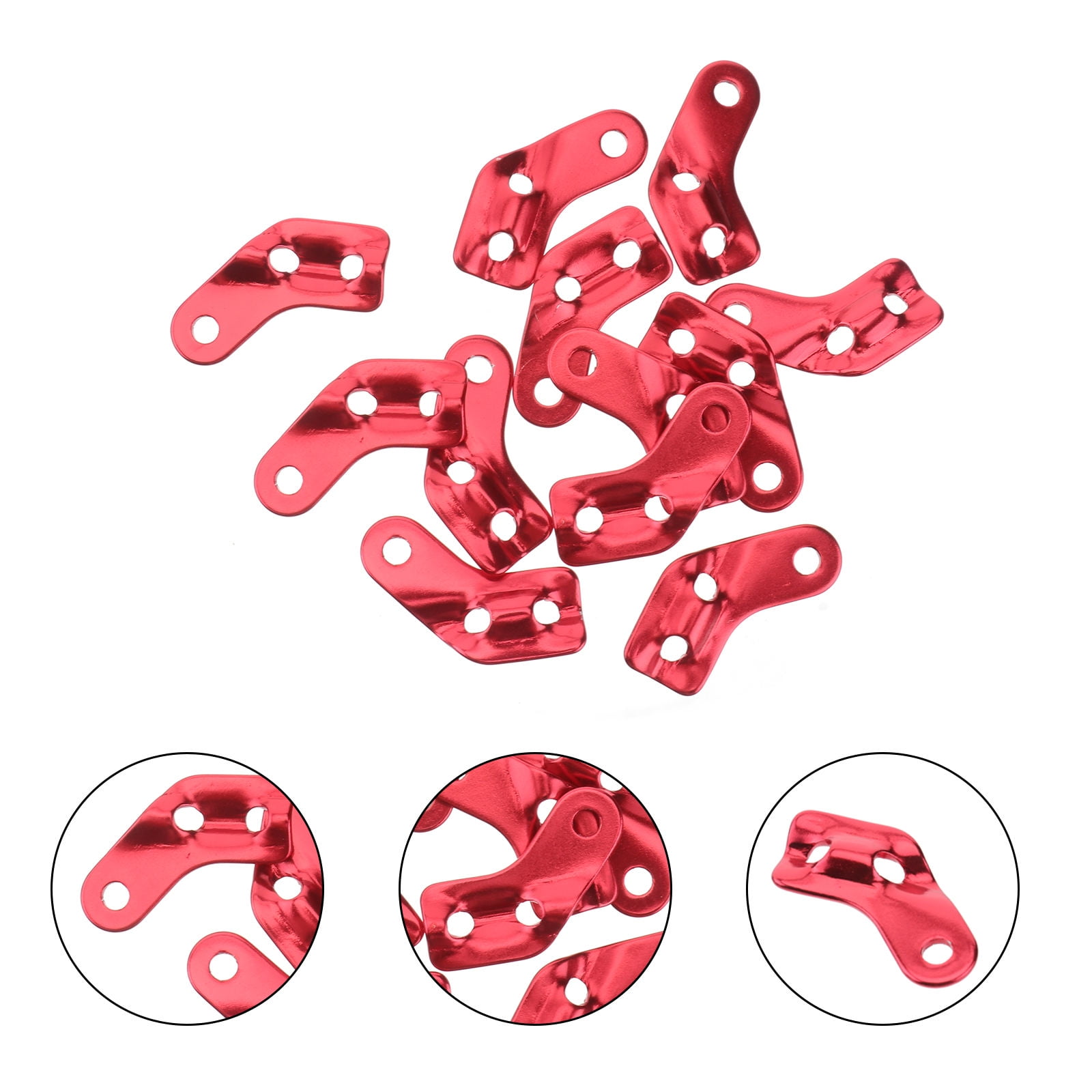 SWETRACE 9Pcs Red L Shaped Rope Buckle for Tent Rope Fastener Climbing ...