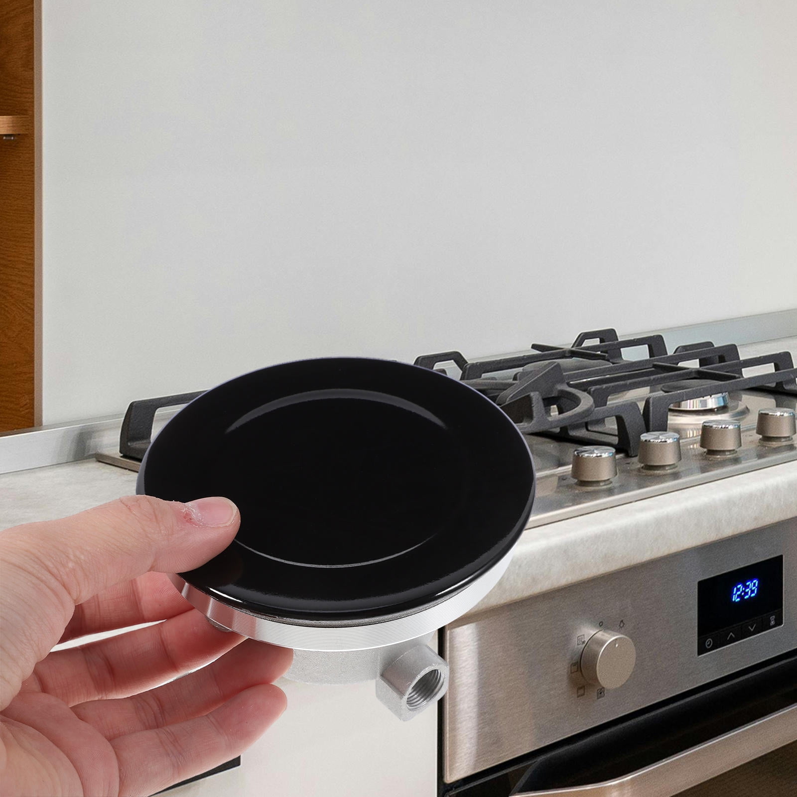 SWETRACE Aluminium Burner Cap 1 Set for Cooktop Stove Burner Cover in ...