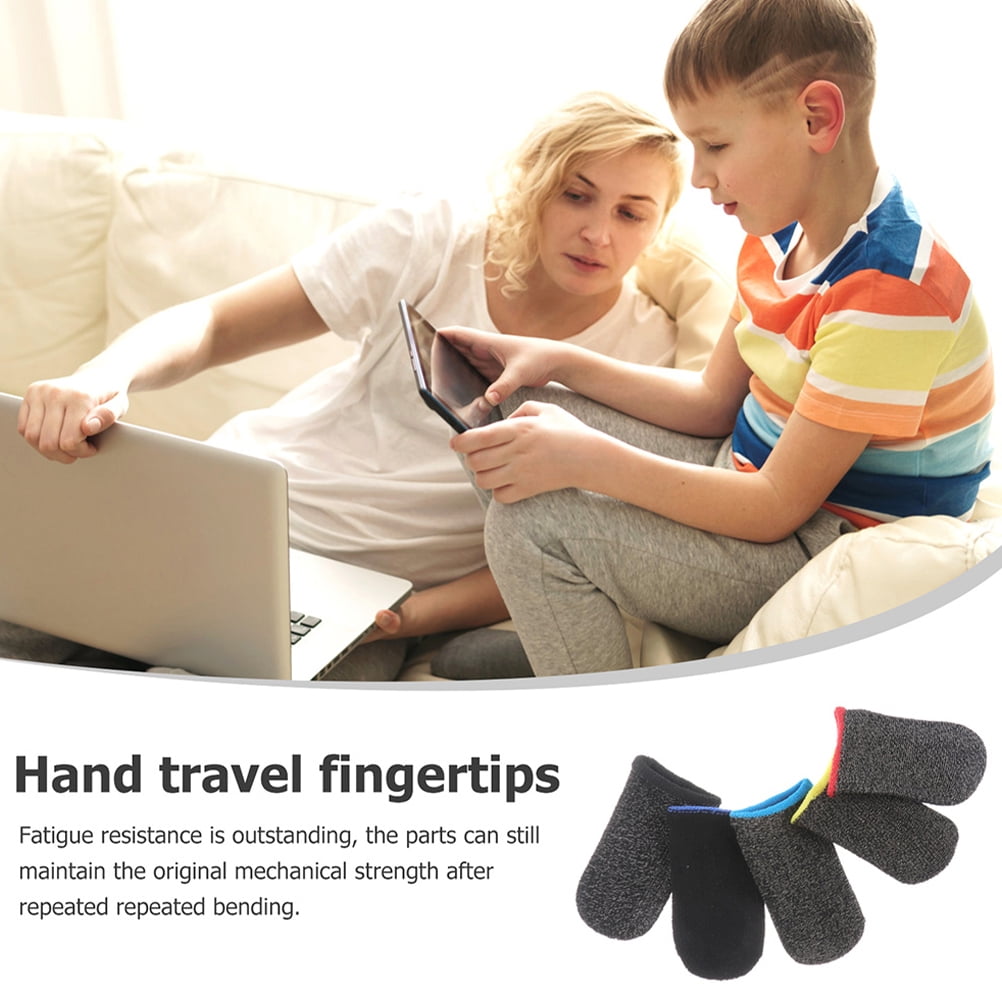 SWETRACE Assorted Color Gaming Finger Protectors for Adults 16 Pcs Set ...