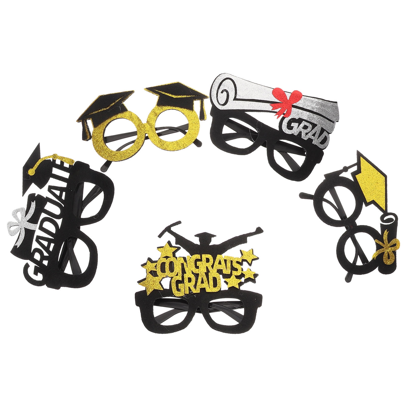 SWETRACE Assorted Color Graduation Eyeglasses Photo Props for Party ...