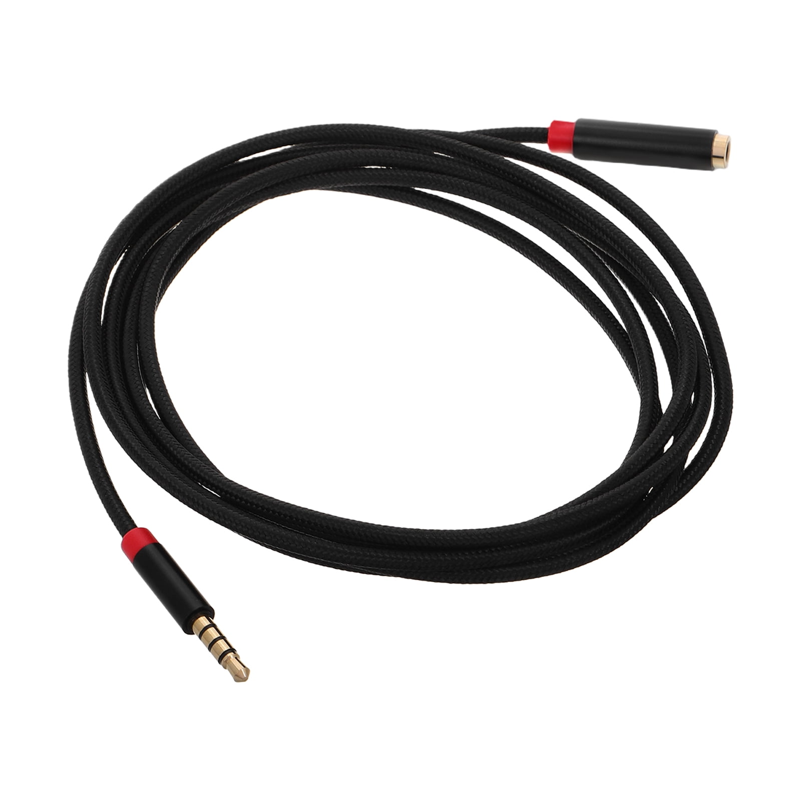 SWETRACE Audio Jack Extender 2M Braided Cable Woven Mesh Copper for ...
