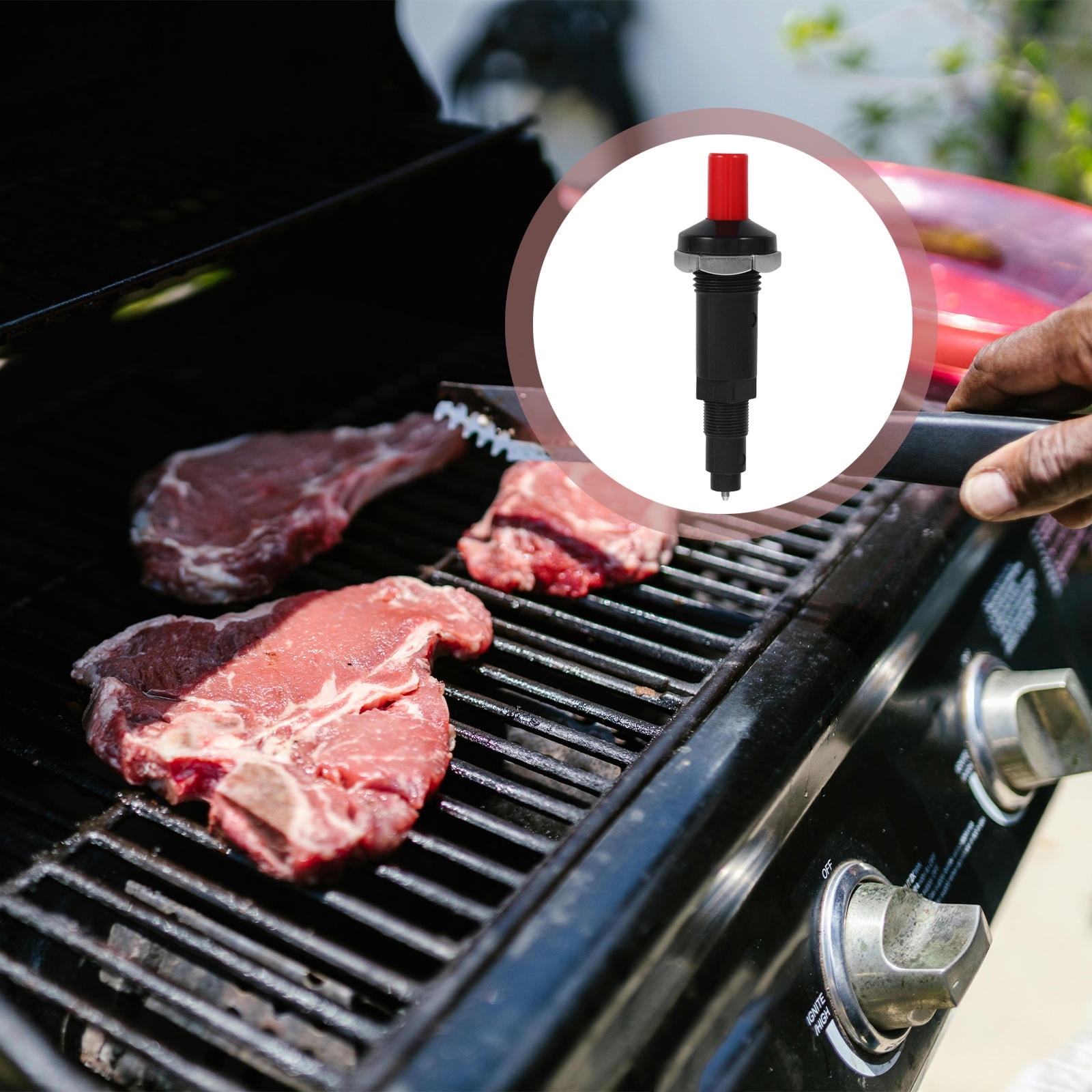 SWETRACE Bbq Igniter 1Set Black Color For Outdoor Bbq Camping Cooking ...