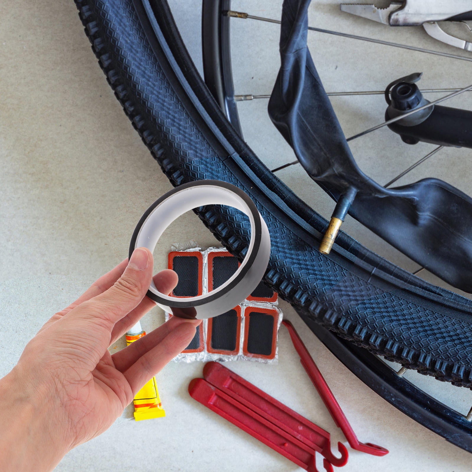 SWETRACE Bike Rim Strip 2 Rolls Off Rim Tape for Road Bike High ...