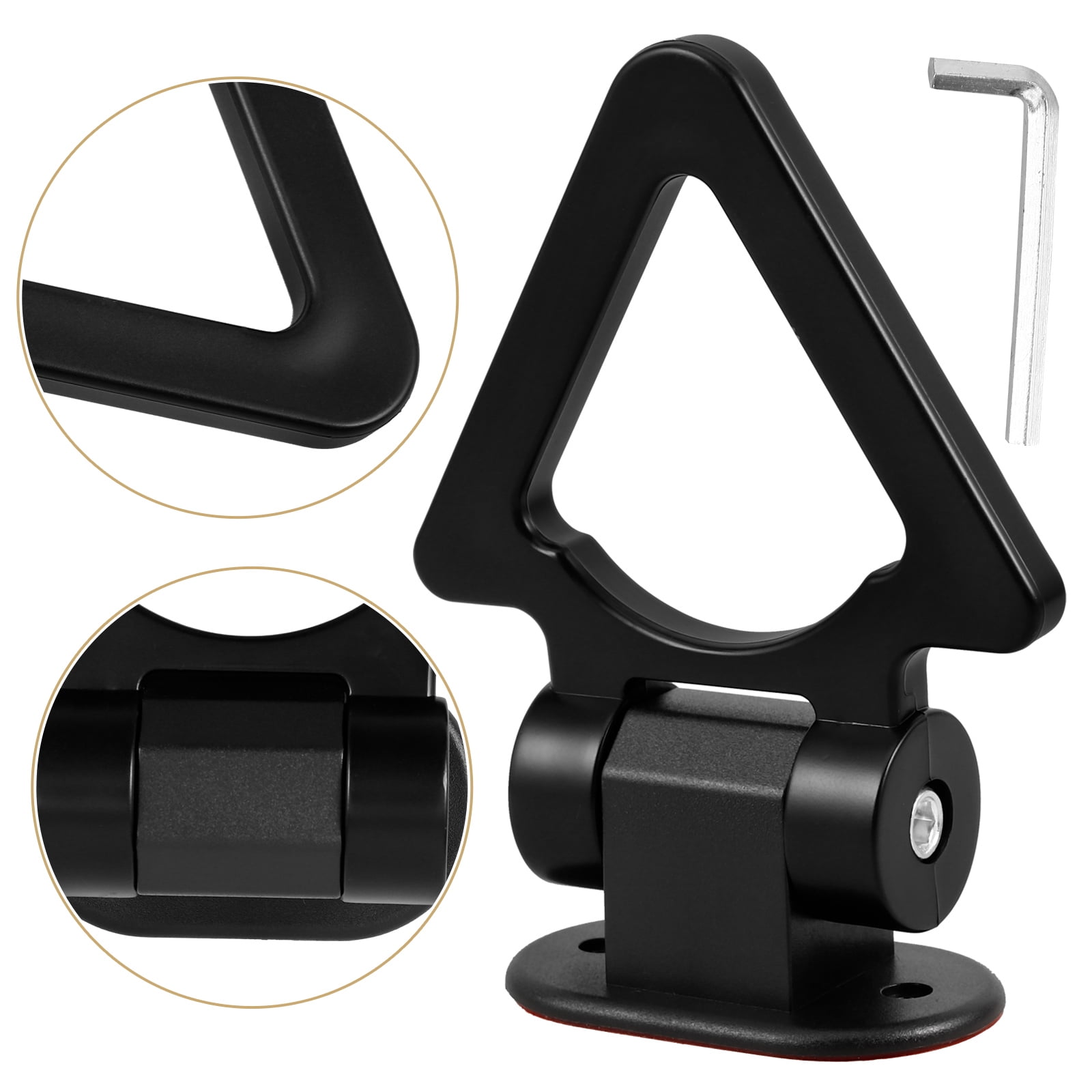 SWETRACE Car 1Pcs Black Triangle Tow Hook For Aesthetic Upgrade ...