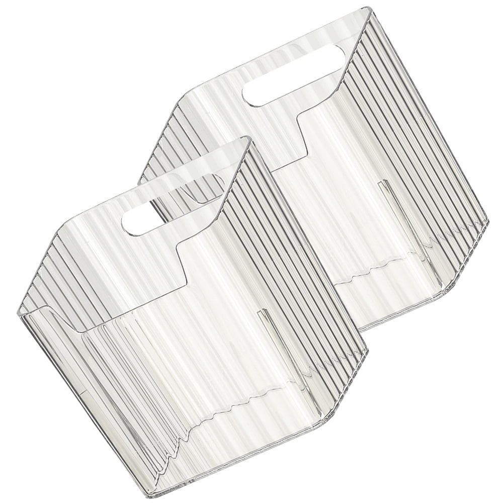 SWETRACE Clear Containers for Fridge Accessories 2Pcs in Grey and ...