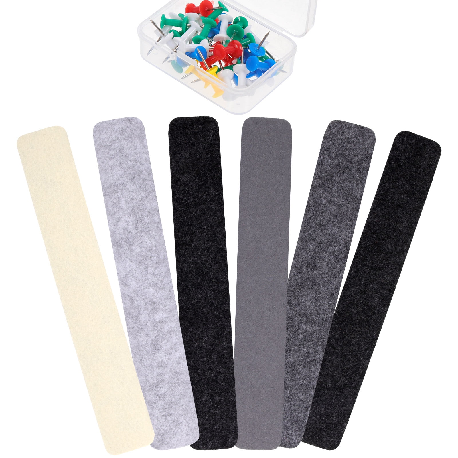 SWETRACE Corkboard Strips for Walls 1 Set Felt Bulletin Board Strips in ...