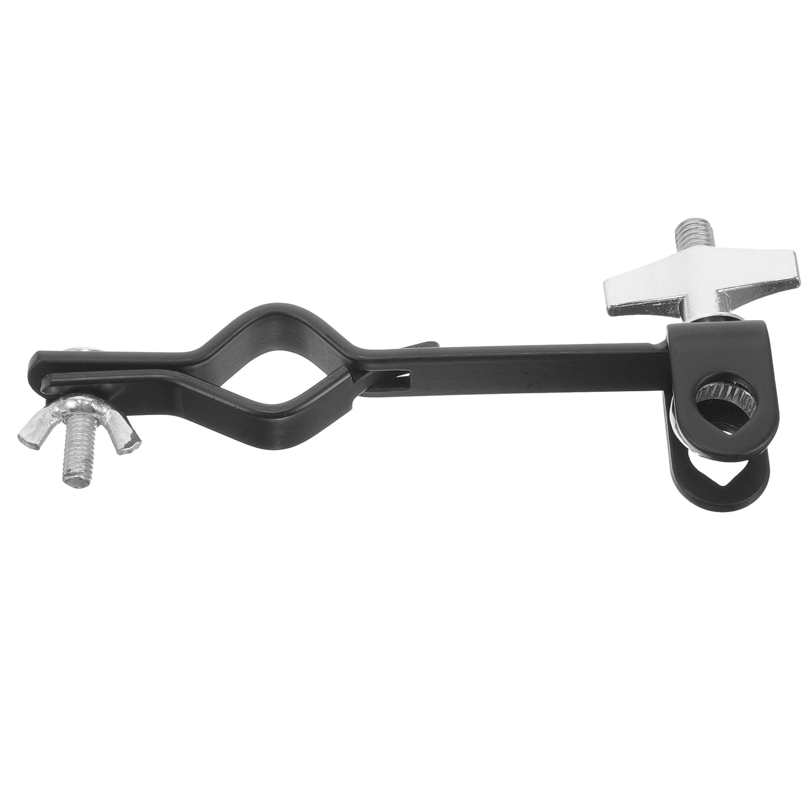 SWETRACE Cowbell Stand Metal Black Ergonomic Design 1Pack for Drummers ...