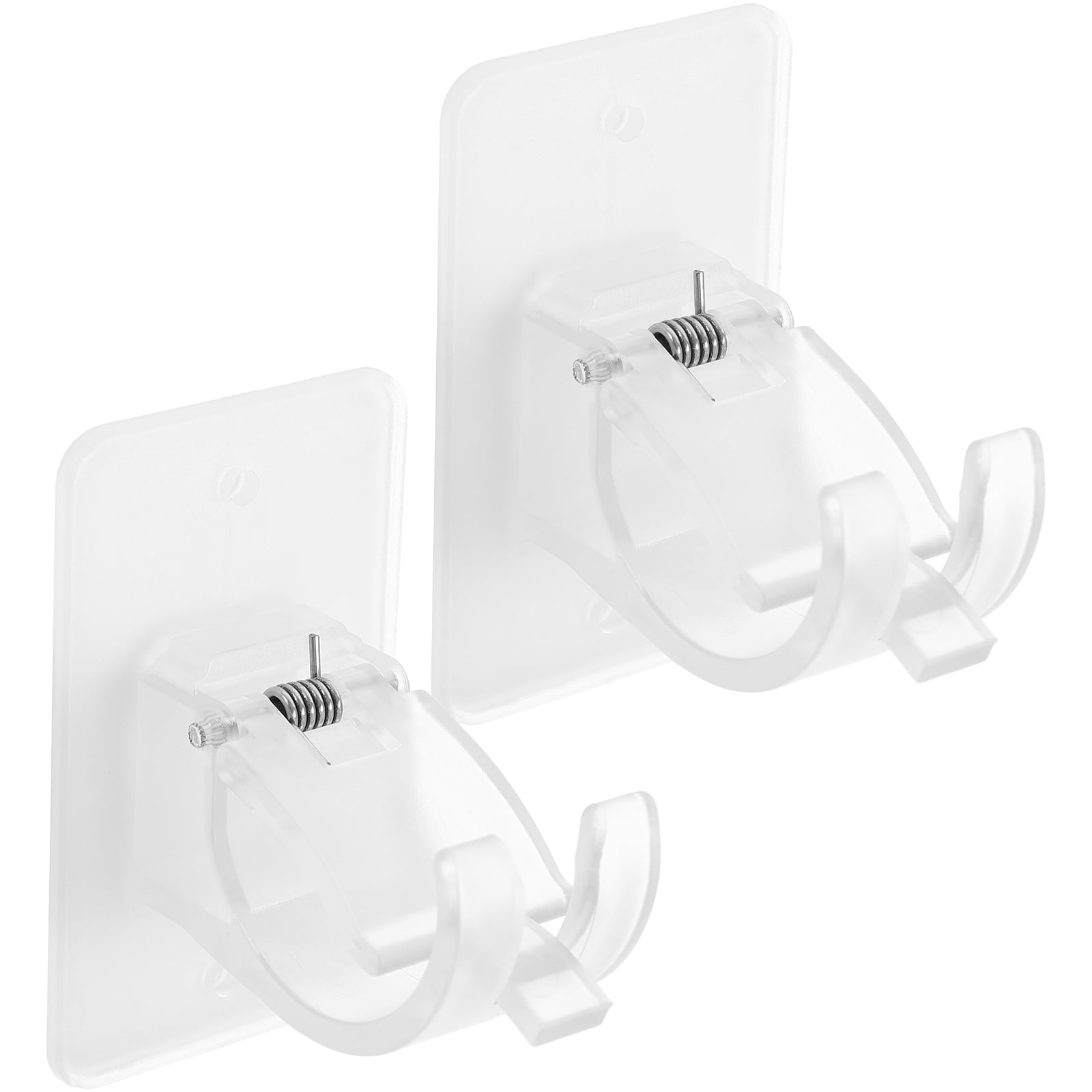 SWETRACE Curtain Rod Brackets 2Set No Drilling Adhesive Design ...