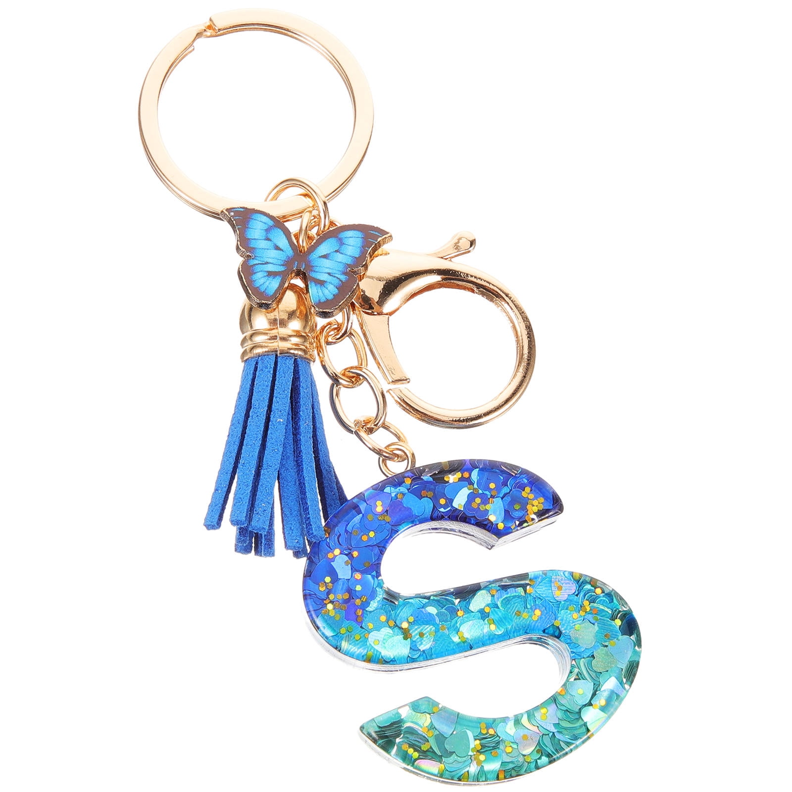 SWETRACE Cute Keychain Key Highlighting Metal Blue 1Pack for Keys ...