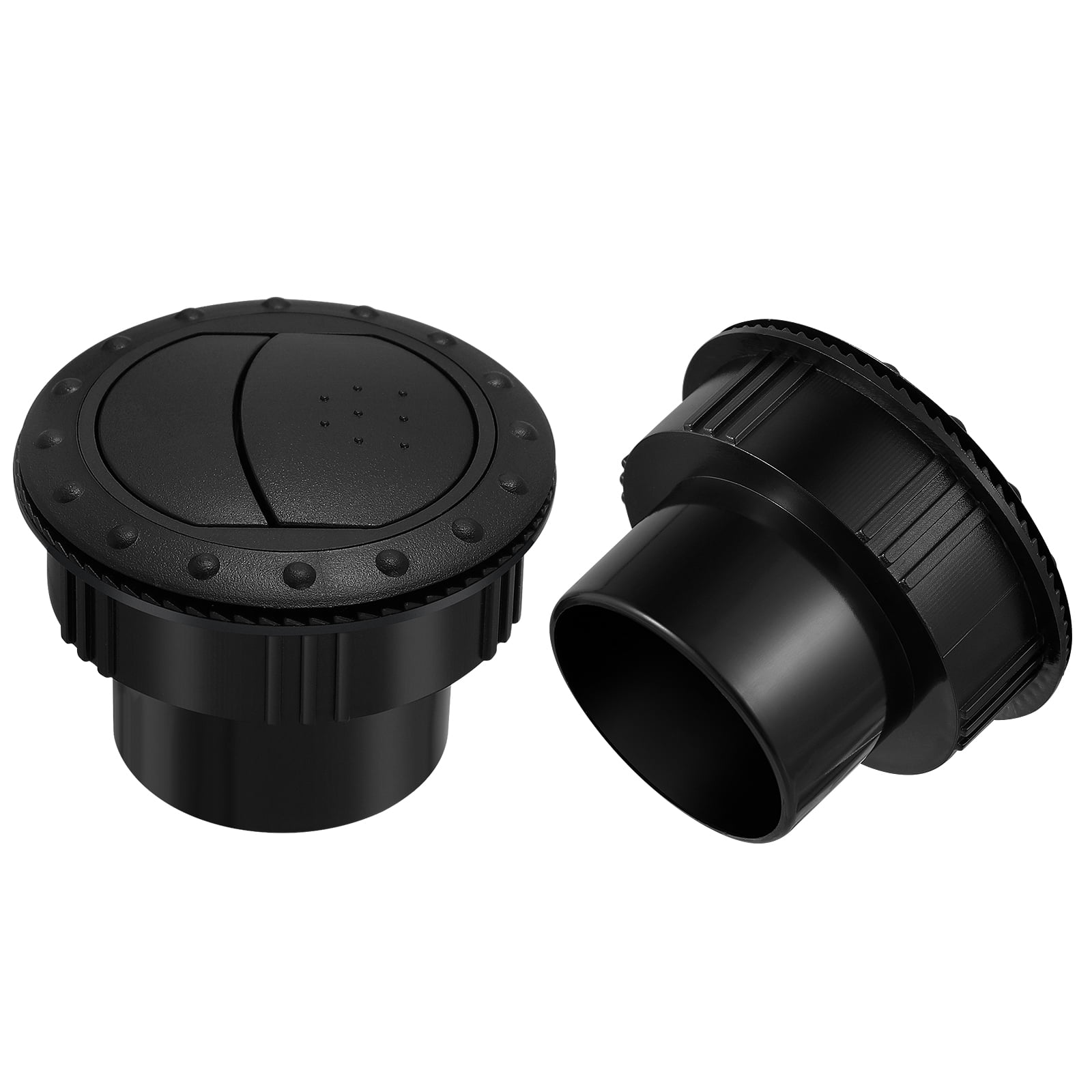 SWETRACE Dashboard Air Vent Outlet 2Pack Round Shape Black ABS Material ...