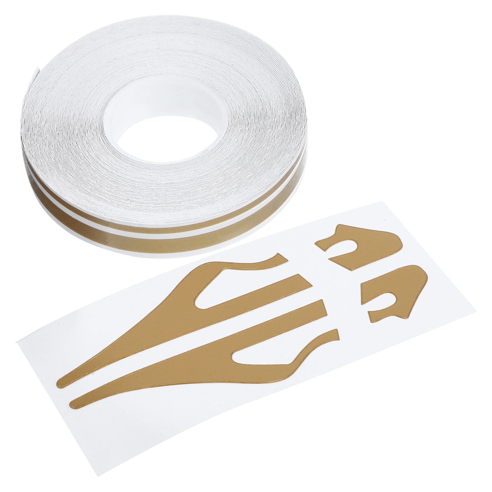 SWETRACE Decals for Car 1 Roll Golden Paper Car Body Sticker with ...