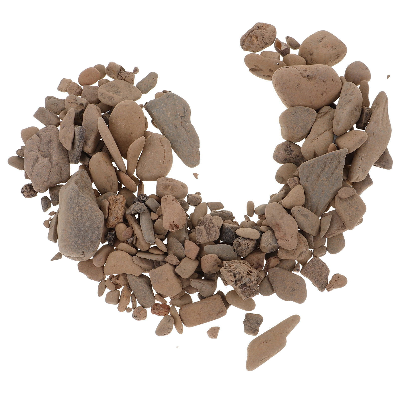 SWETRACE Delicate Aquarium Stones 1 Bag of Assorted Color and Irregular ...