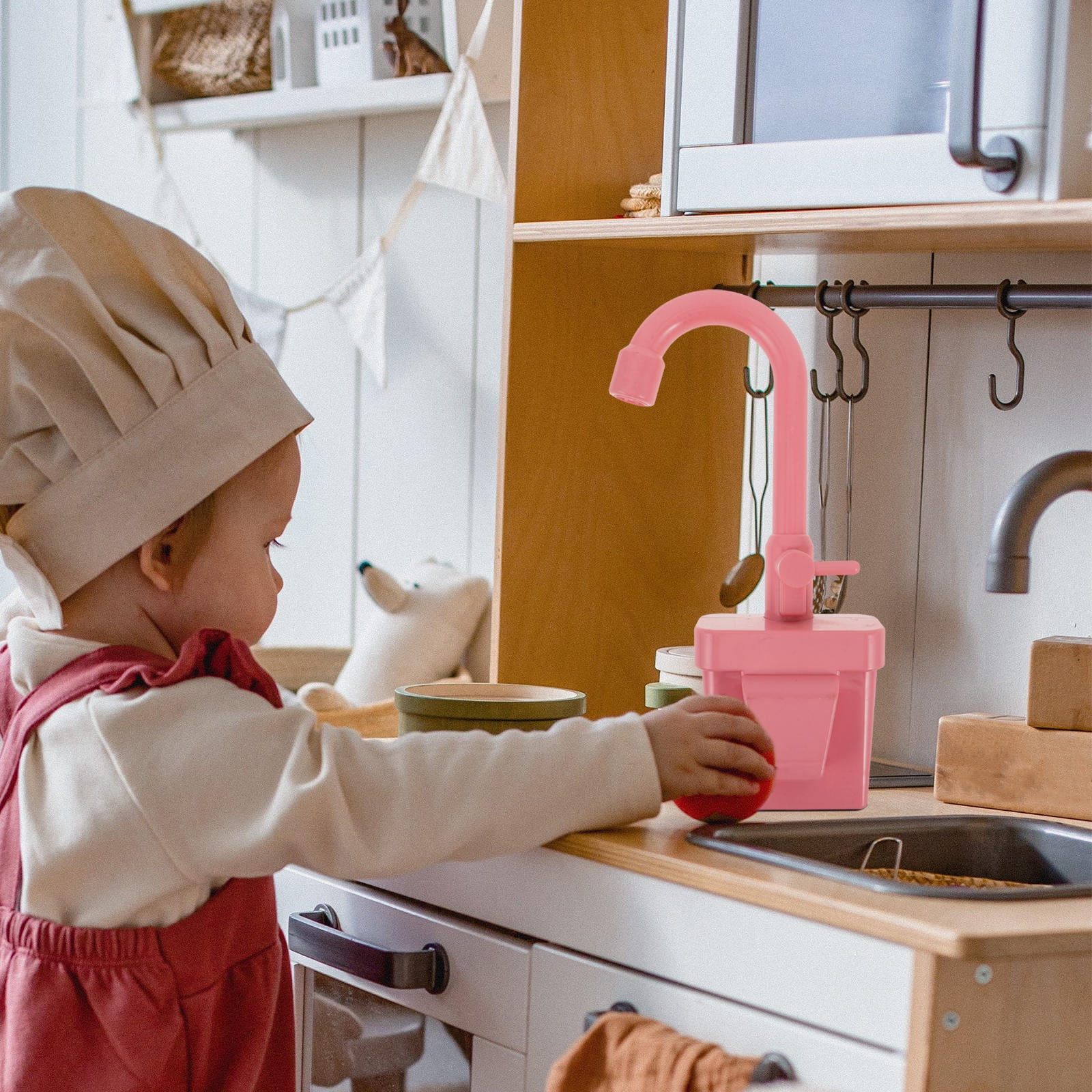 SWETRACE Electric Toy Kitchen Sink With Dishwasher Simulation For Kids ...