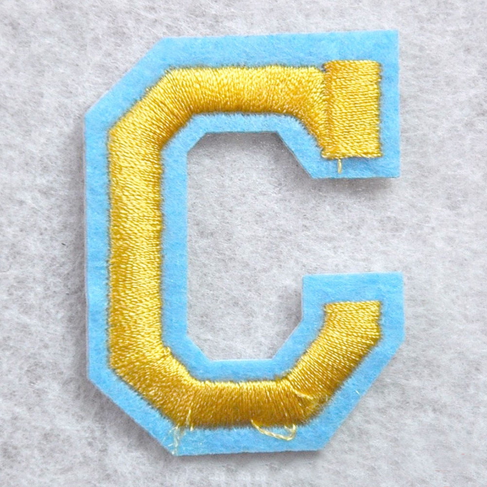 SWETRACE Embroidered Iron On Patches 26Pack Yellow Cloth for Clothing ...