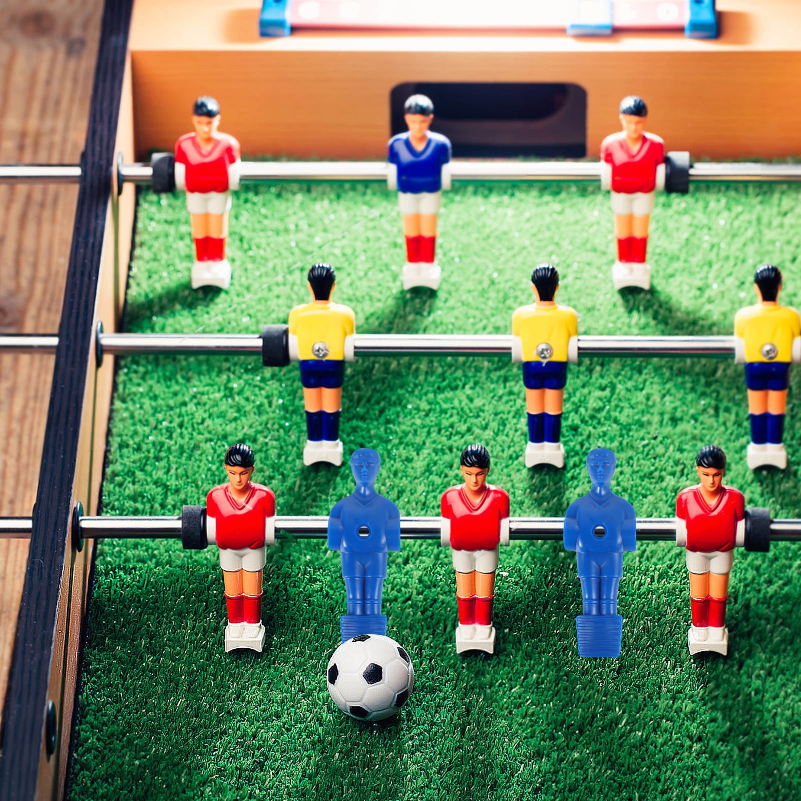 SWETRACE Foosball Balls Replacement 4Pcs Blue Hips Figurines Standard ...