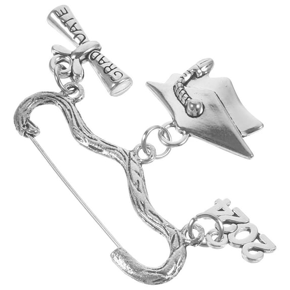 SWETRACE Graduation Cap Lapel Pin Memorial Graduation Pin Silver 1Set ...