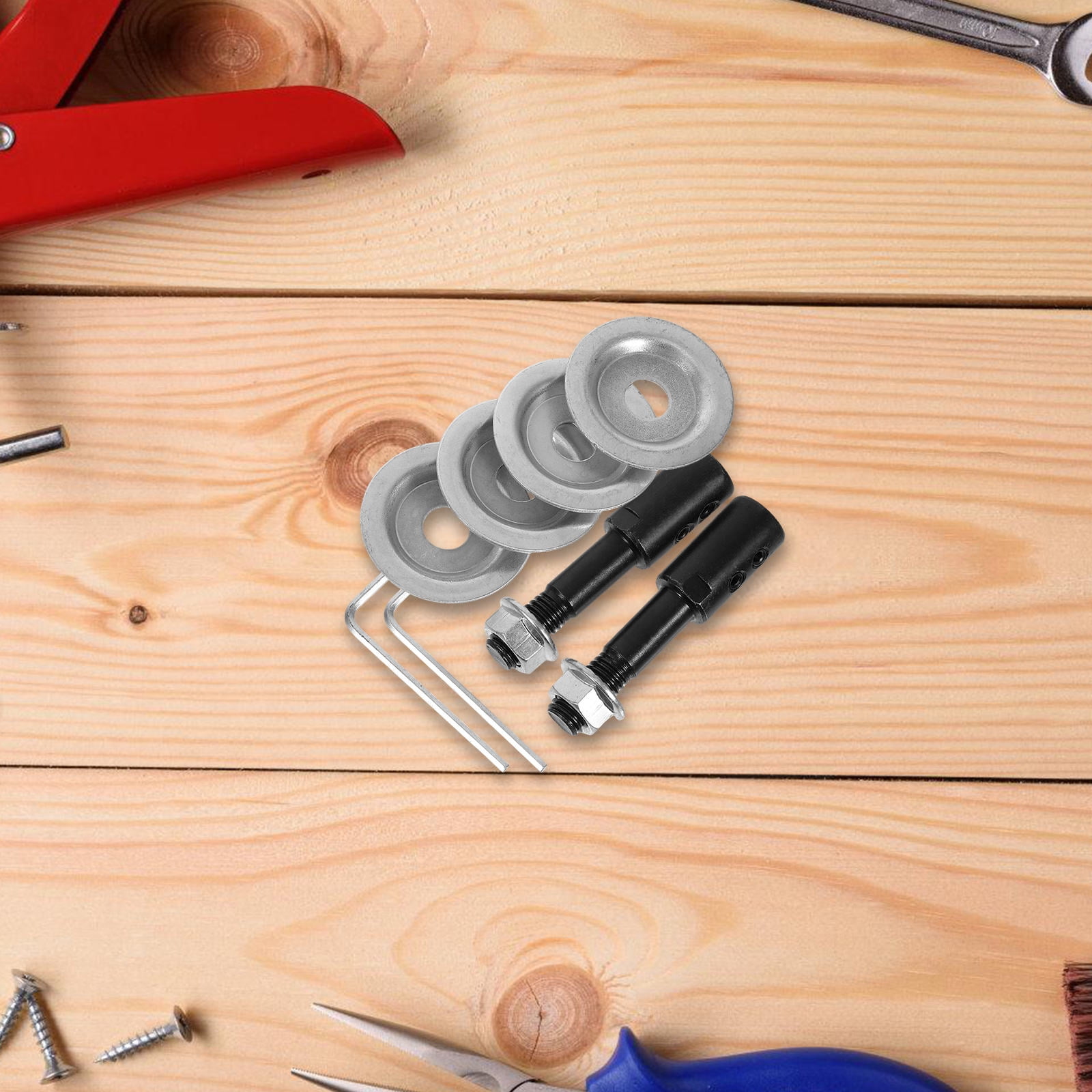 SWETRACE Grinding Wheel 2Sets for Bench Grinder Adapter Kit Motor ...