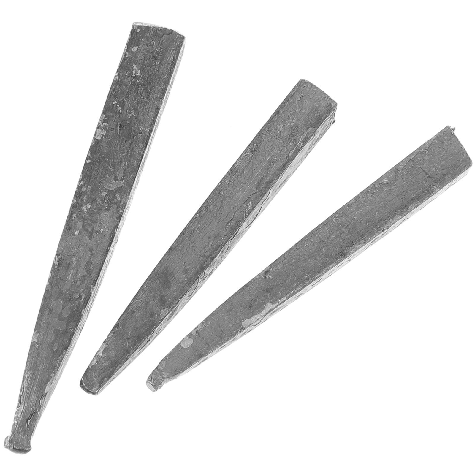 SWETRACE Hammer Handle Splitting Wedges 3Pcs Grey Iron for Construction ...