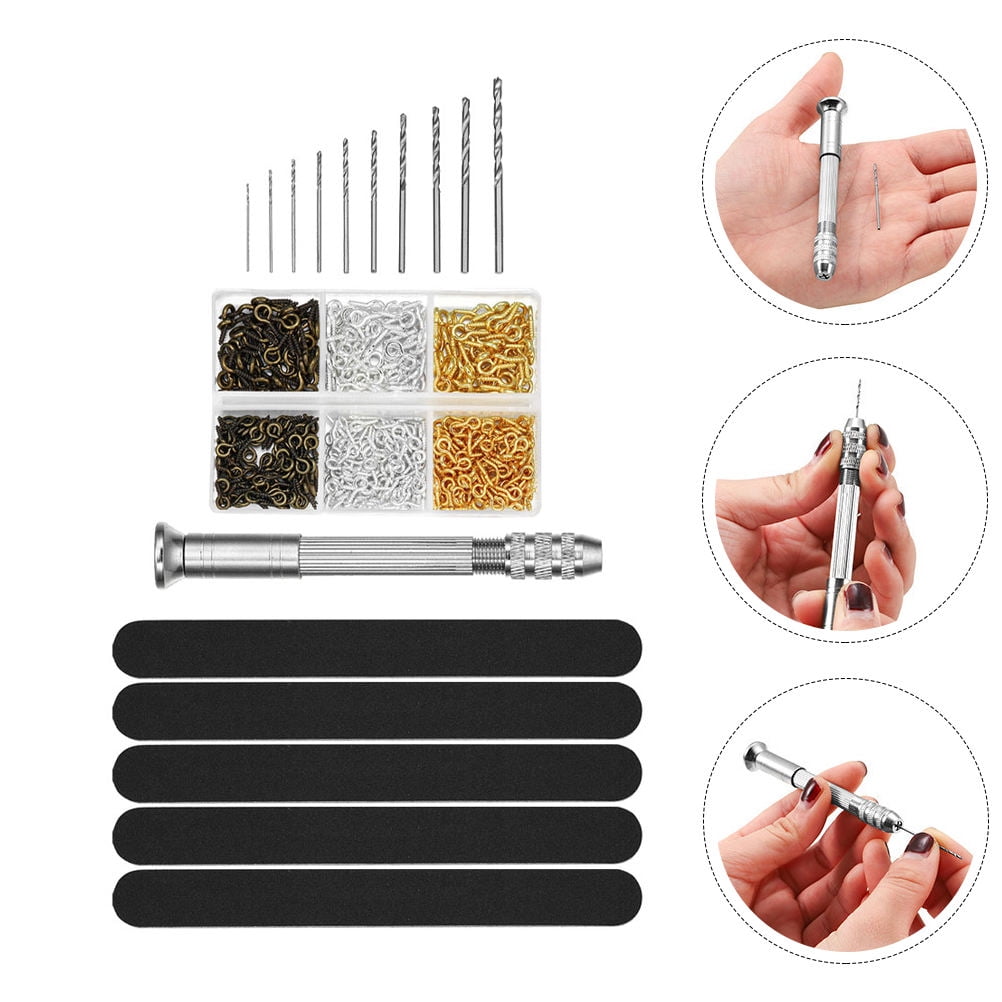SWETRACE Hand Drill Bits Set 1 Set Resin Pin Vise for Precision Jobs ...