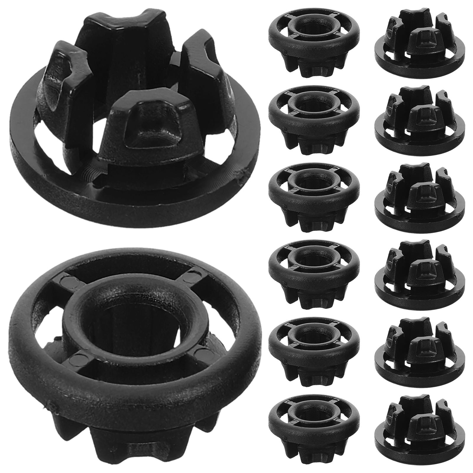 SWETRACE Engine Hood Guide Bracket Plastic 50Set Black - Walmart.com