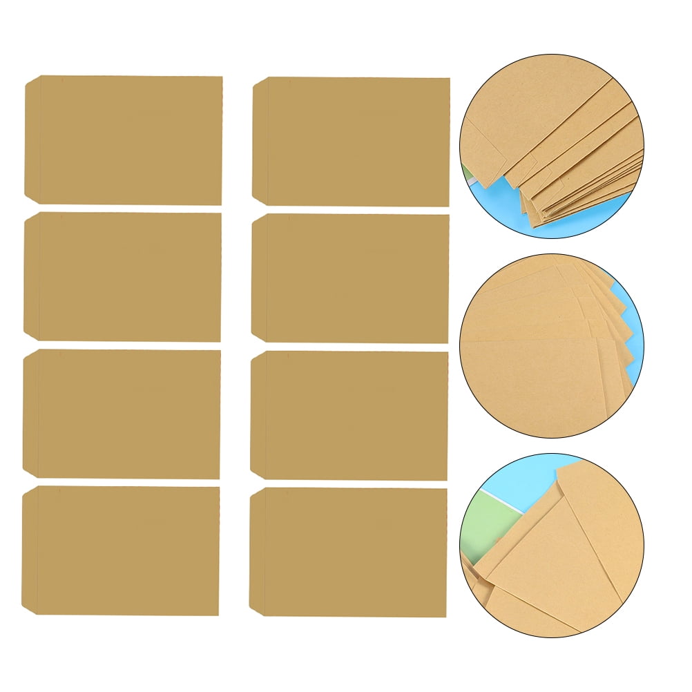SWETRACE Kraft Paper Envelope Bag Khaki 200Pcs - Walmart.com