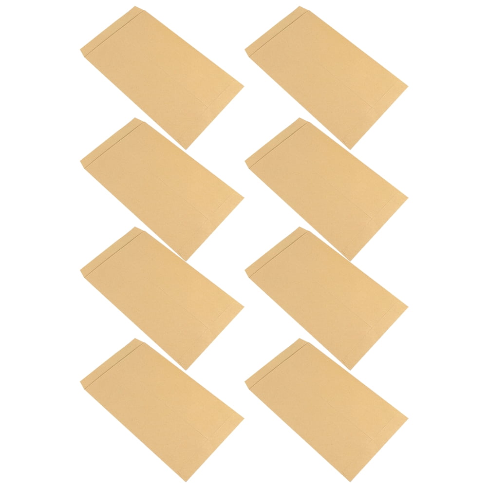SWETRACE Khaki Rectangular Paper Envelope 200Pcs for Document Storage ...
