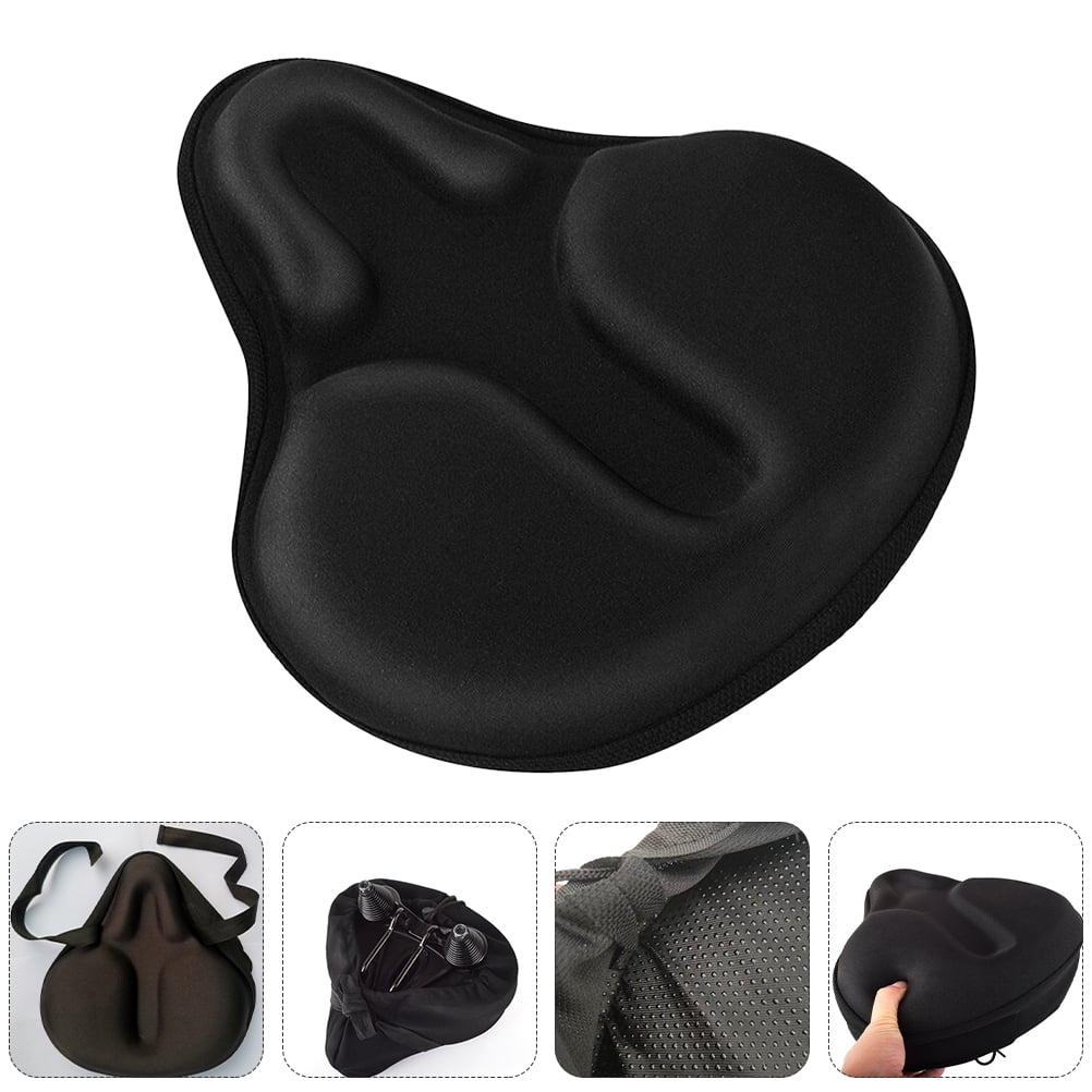 SWETRACE Non Slip Bike Saddle Cover 1Set Black Silicone for Road Biking ...