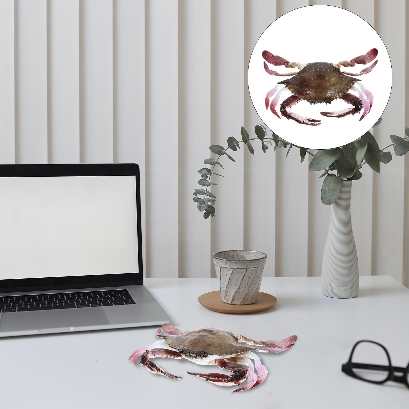 SWETRACE PVC Crab Figure Small Ocean Animal Figures 1Pack For ...