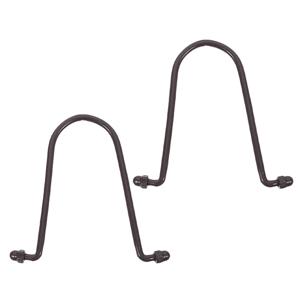 SWETRACE Rain Chain Hooks 2Pack for Gutters Black Metal Rain Chain ...
