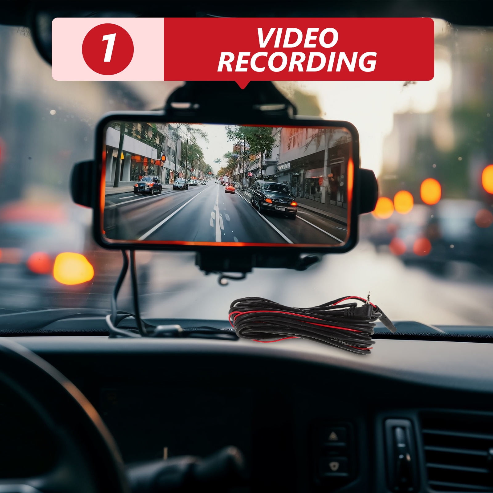 SWETRACE Rear Camera Extension 1Pack Cable for Pickup Trailer RV with ...