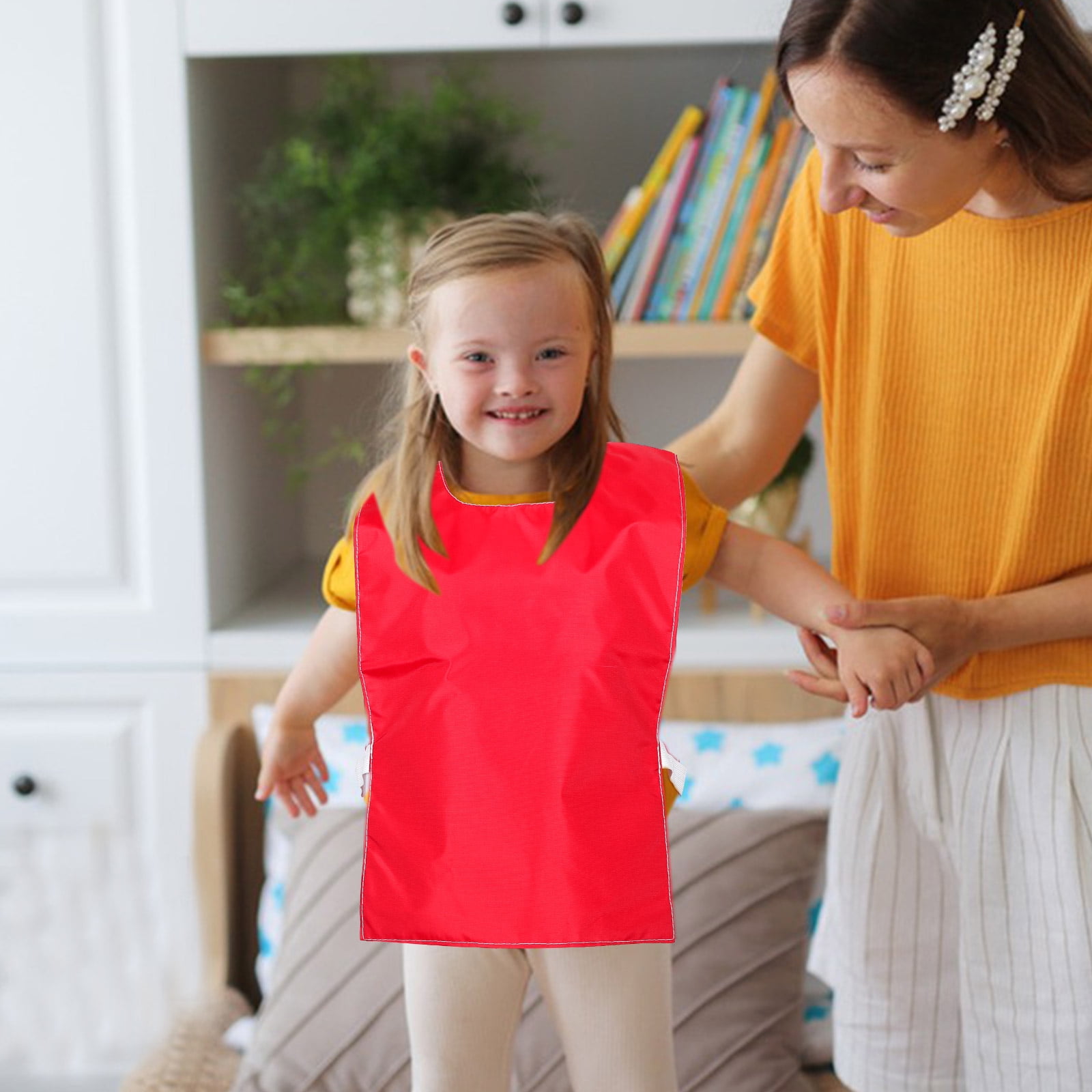 SWETRACE Red Vest 1Pcs 18.1x10.6x0.04in for Kids Tail Chasing Shape ...