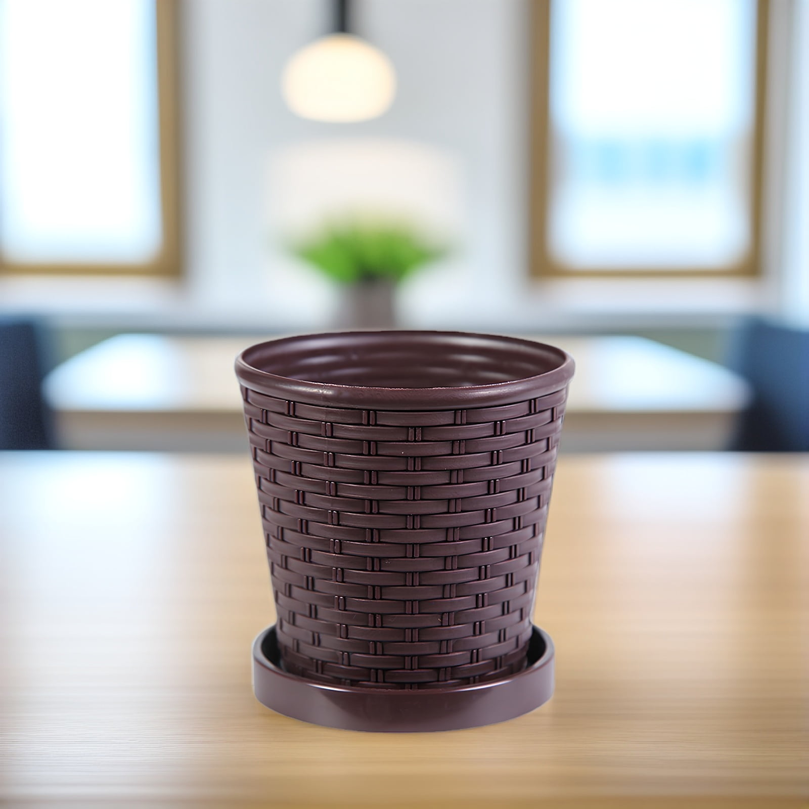 SWETRACE Resin Planter Pots for Indoor Plants Simple Design 3Set ...
