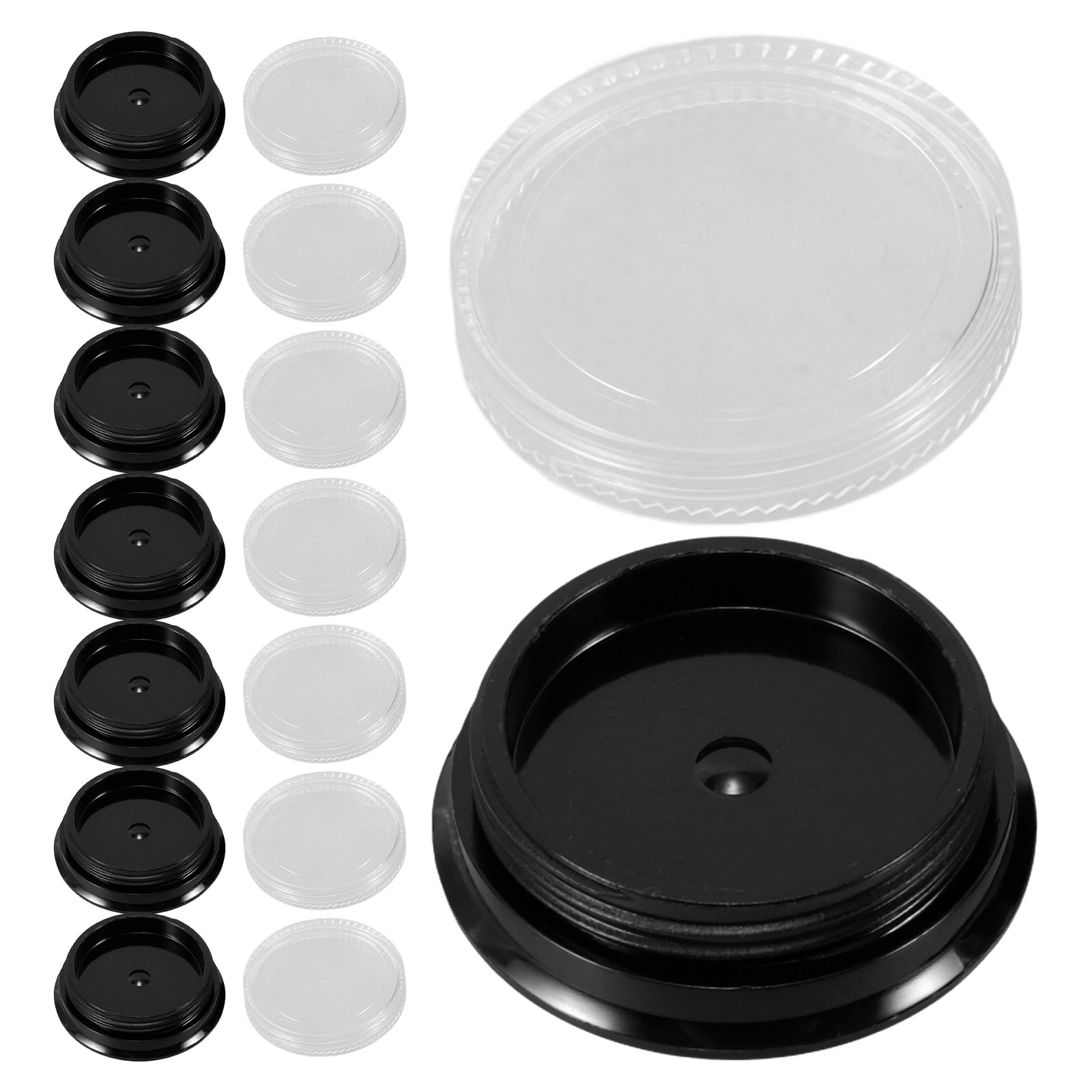 SWETRACE Reusable Powder Supplement Container 8 Pcs Diy Glitter ...