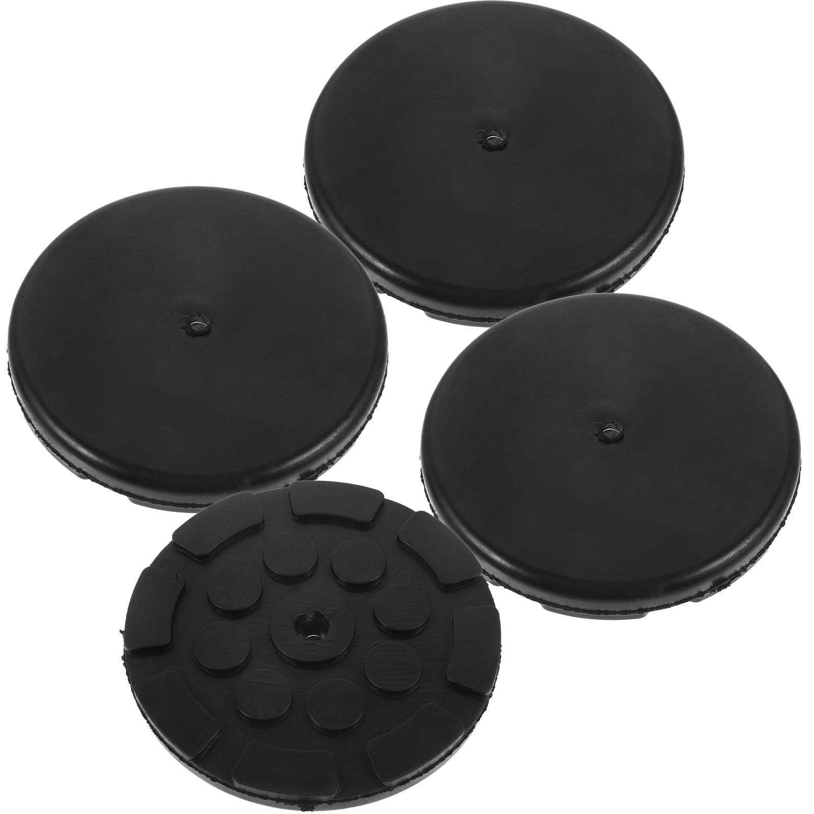 SWETRACE Car Round Rubber Lift Pad Black - Walmart.com
