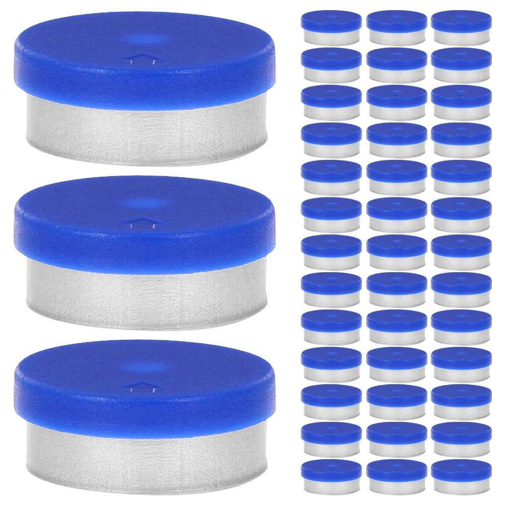 SWETRACE Self Sealing Vial Cap 200Set for Laboratory Use Aluminum ...