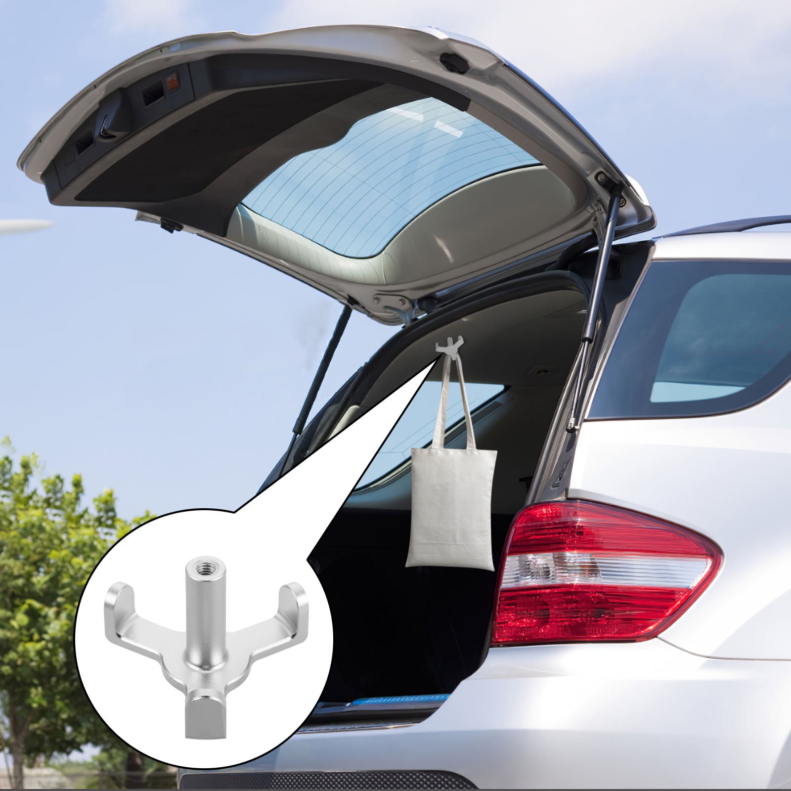 SWETRACE Silver 1Pack Trunk Storage Hook for Sturdy and Reliable ...
