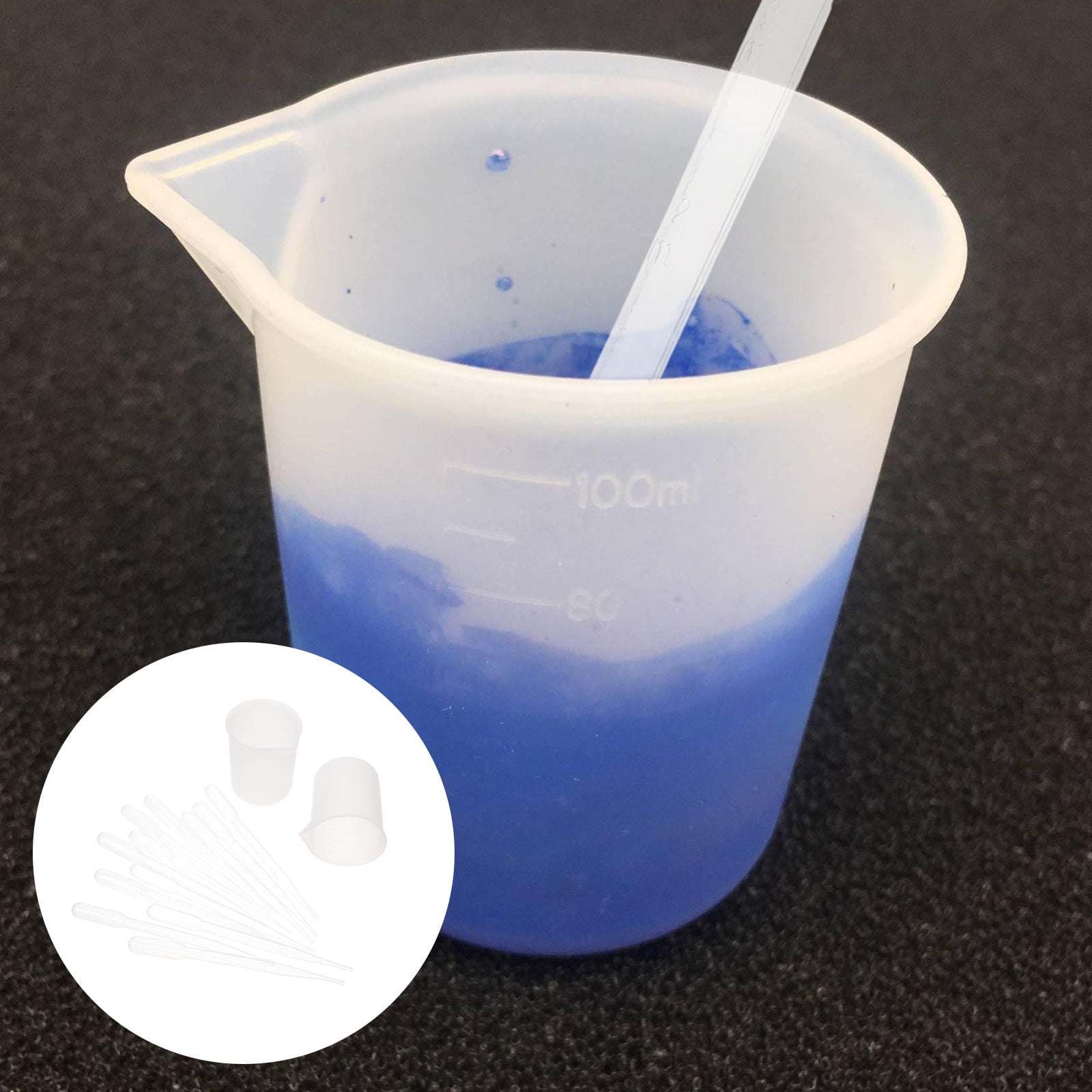 SWETRACE Small Mixing Cups Transparent for Laboratory Work and Home Use ...