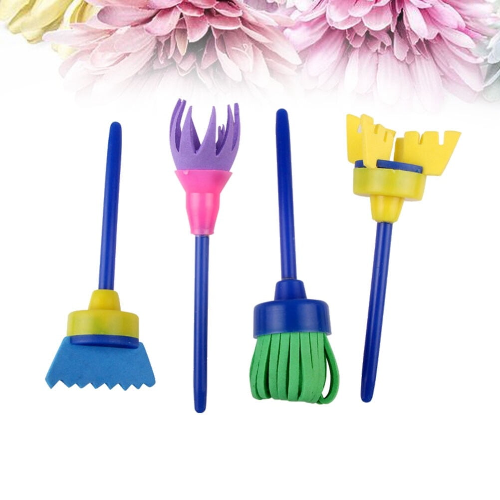 SWETRACE Sponge Paint Roller Kids Painting Tools Assorted Color for ...