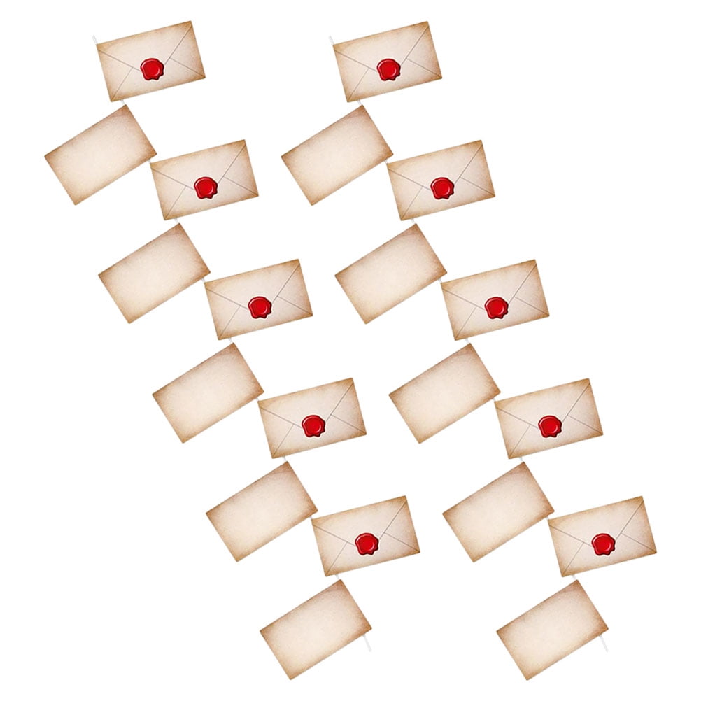 SWETRACE Themed Envelopes Banner 2 Strings per Set Multi Color Rectangular Shape for Birthday ...