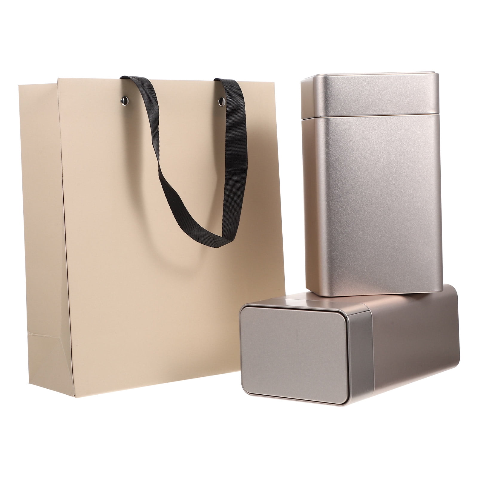 SWETRACE Tin Canisters with Lids 2Pcs Square for Elegant Food Storage ...