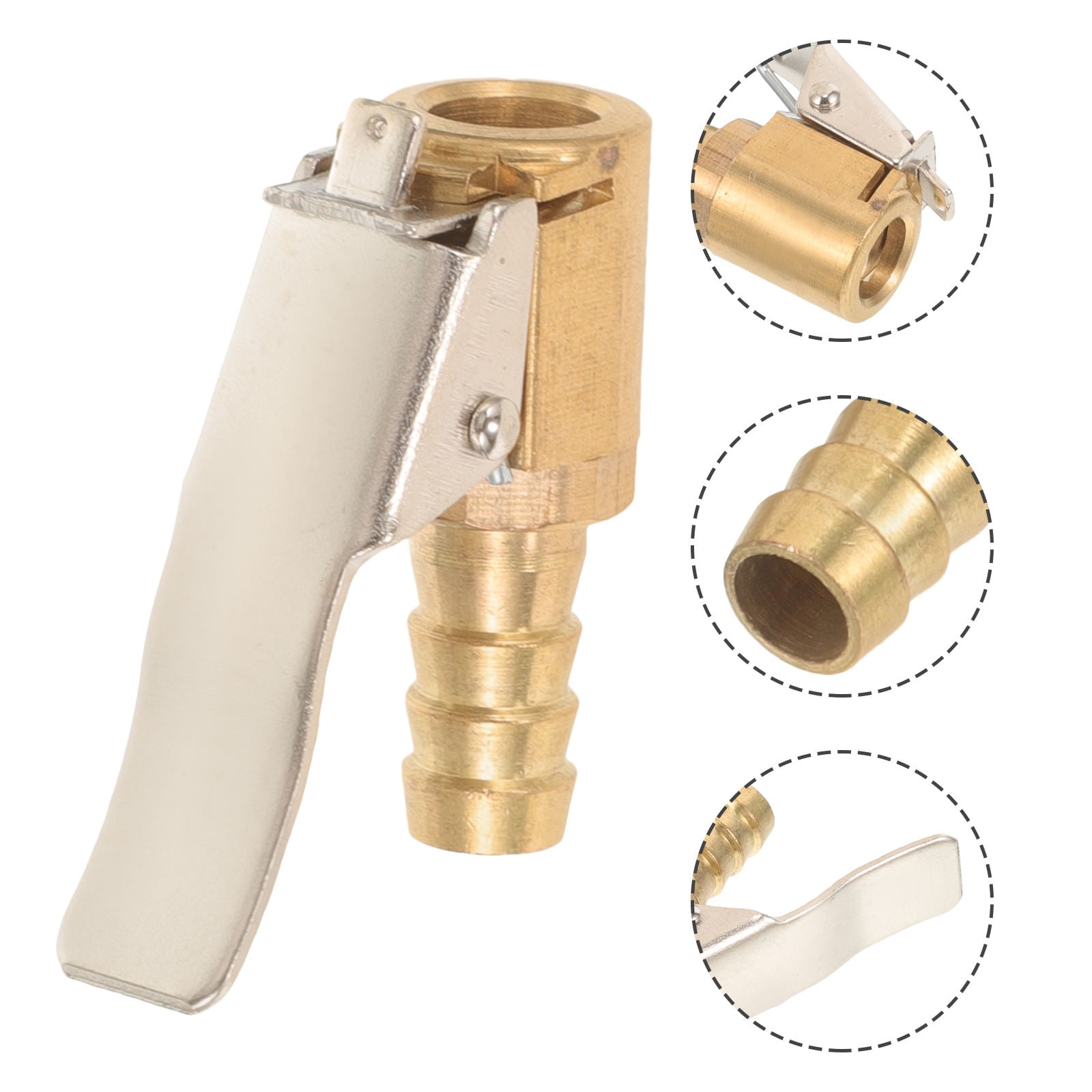 SWETRACE Tire Pump Adapter 1Set Whole Copper Tire Inflator Valve for ...