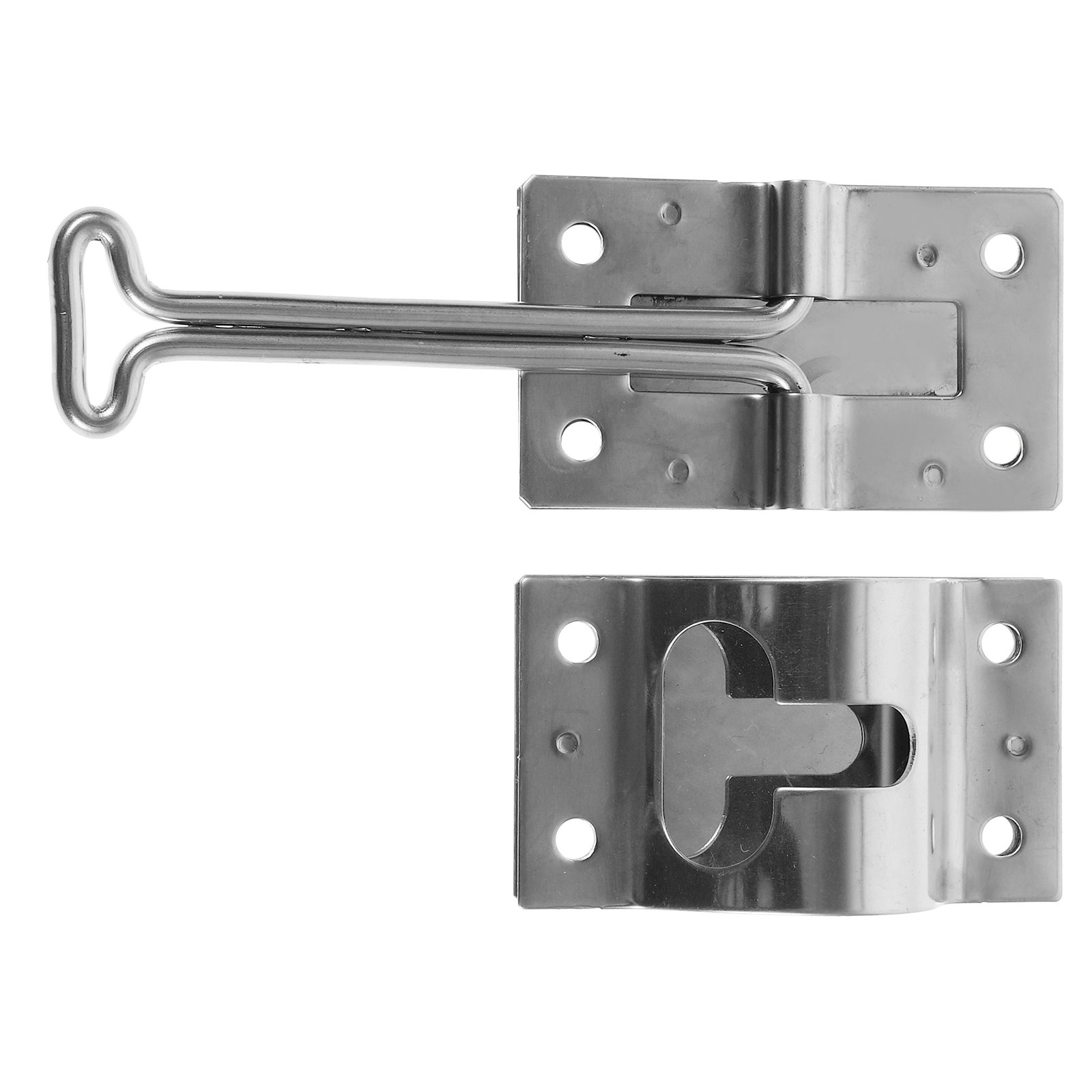 SWETRACE Trailer Screen Door Latch 1Set Silver T-Style Hooks for Rv ...